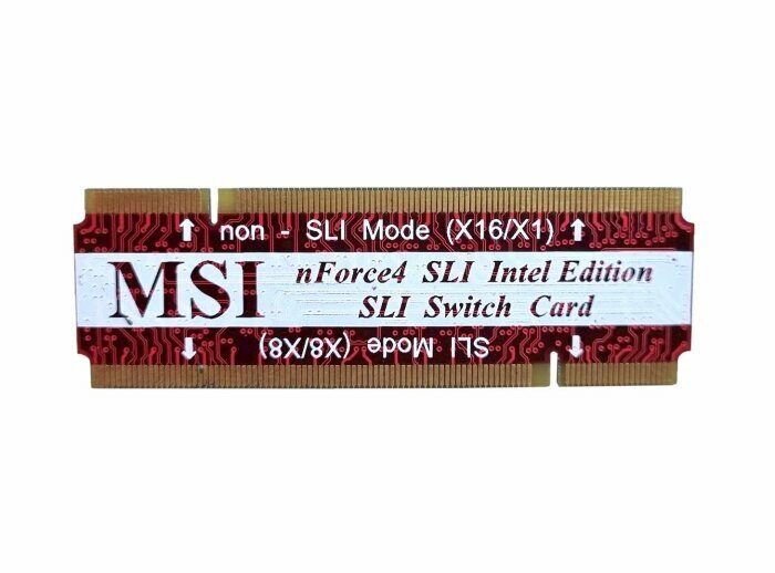Переходник для материнских плат MSI nForce4 SLI Switch Card MS-4054 PCI-E