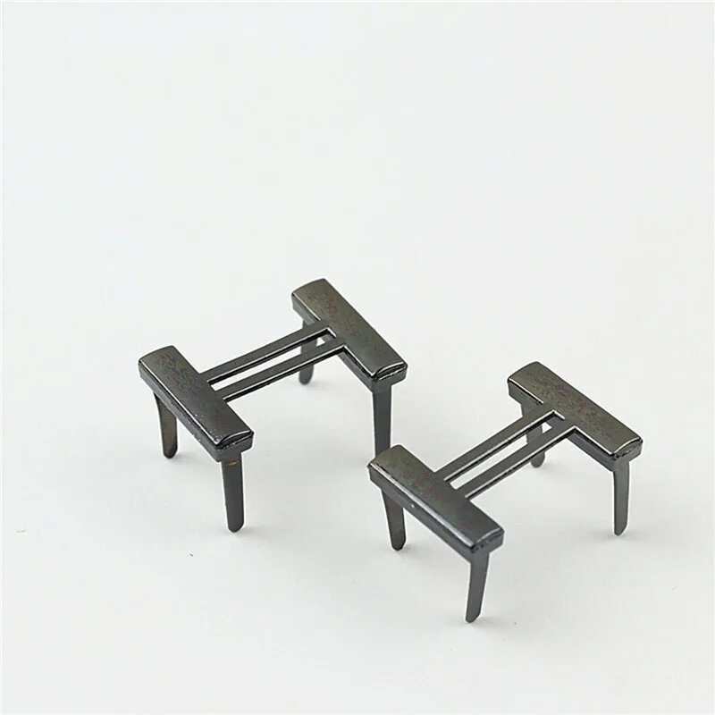 5 шт./лот, фурнитура для чемодана, металлическая перемычка, полые буквы H, сумка, рюкзак, gunmetal