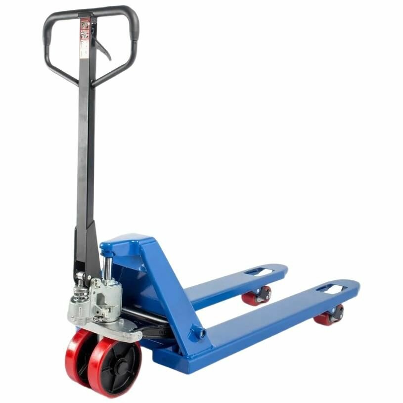 Тележка гидравлическая 2500 кг 1150х450 мм TOR RHP узковильная (полиуретановые колеса)