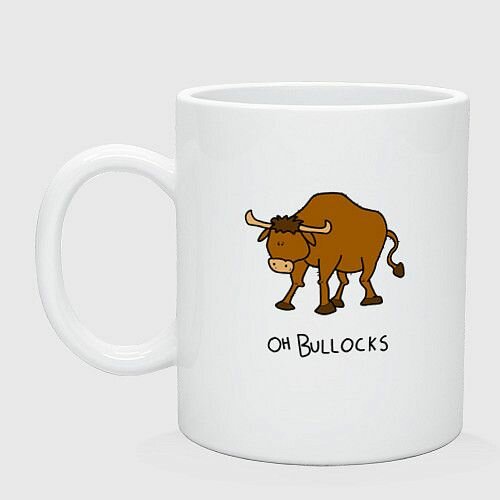 Oh Bullocks Керамическая кружка