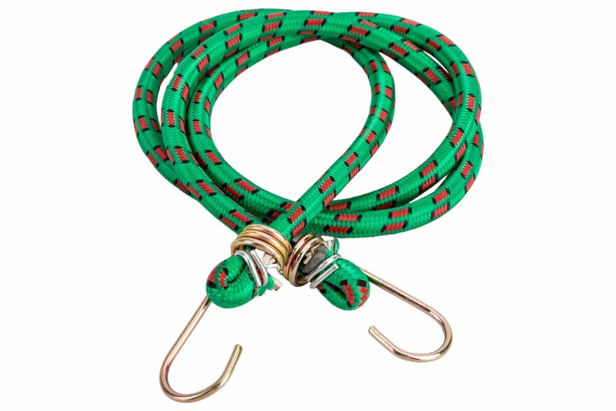 Эбис крепёжный шнур с крючками 10мм х 1м для фиксации грузов и подвешивания предметов