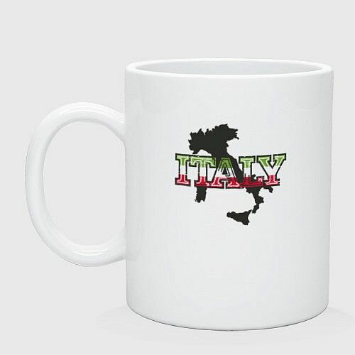 Italy Map Керамическая кружка