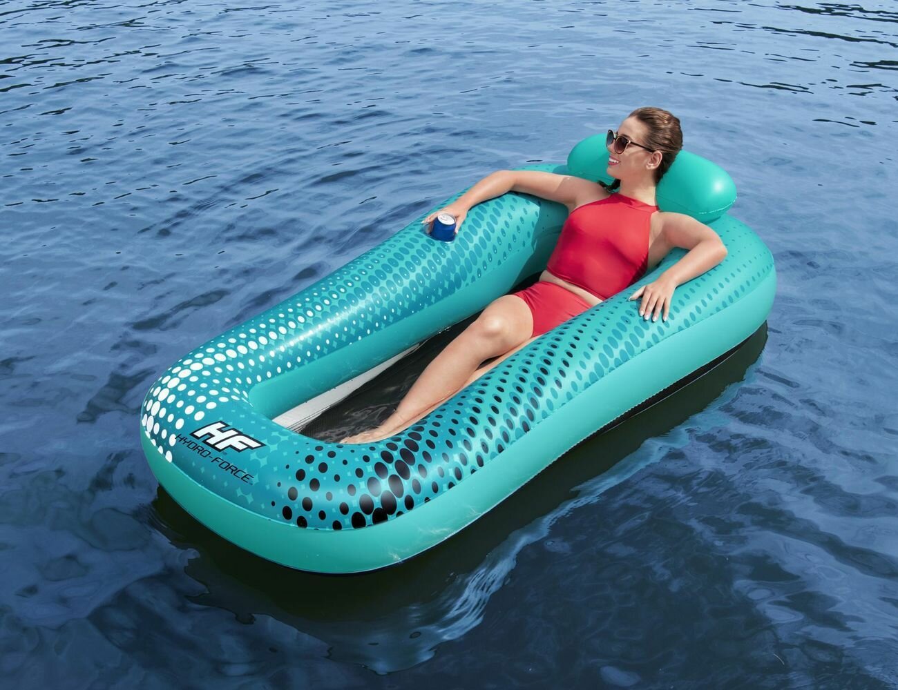 Надувной шезлонг с сетчатым дном, 188х109х46 см, BestWay