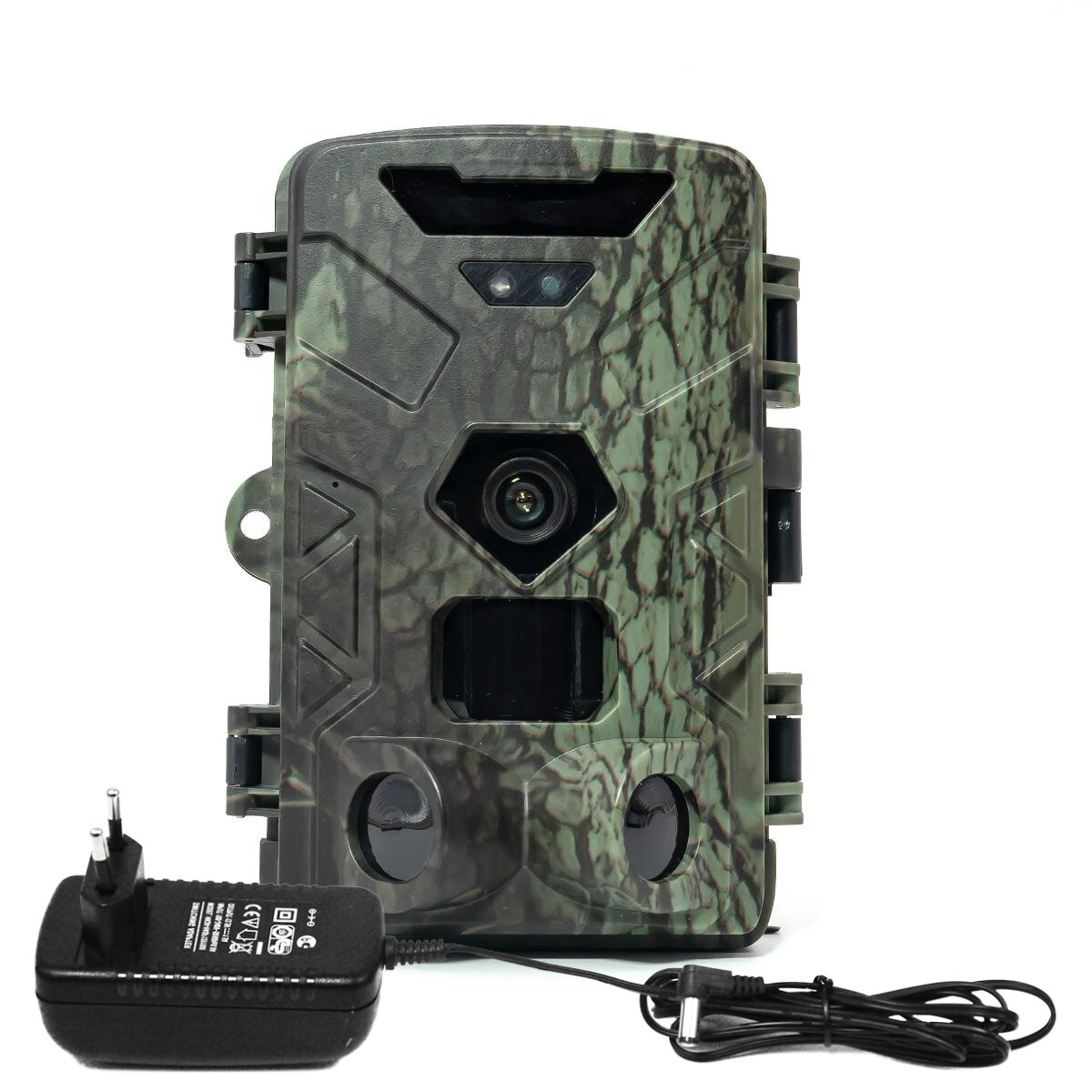 Уличная 4К фотоловушка для охоты Filin 881A-HC (RUS) (F84221LU) с ночной ИК подсветкой до 15 м для охраны и наблюдения, запись на SD-карту до 256Гб,