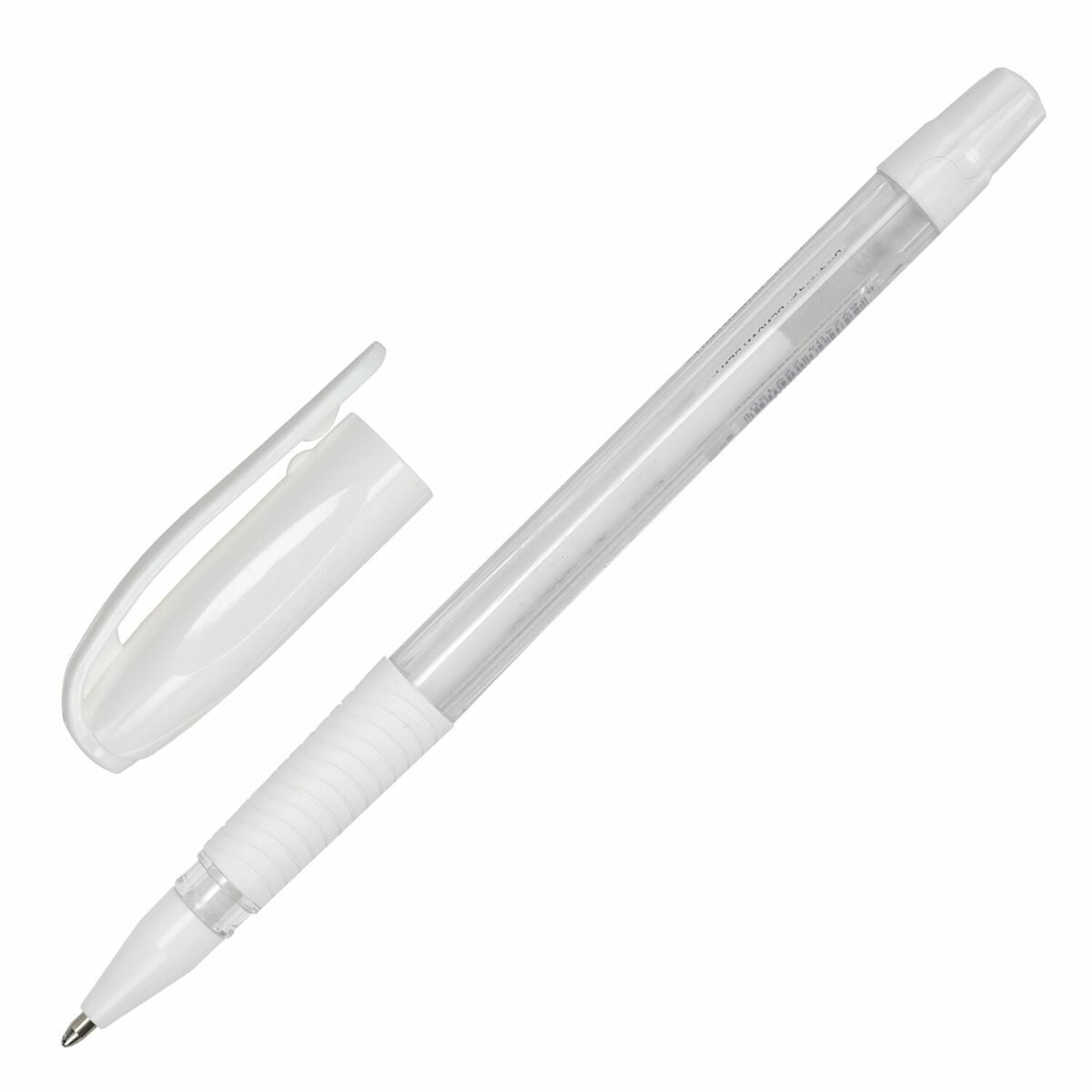 Ручка гелевая Pensan Neon Gel (0.8мм, белая, грип) (2290/12), 12шт.