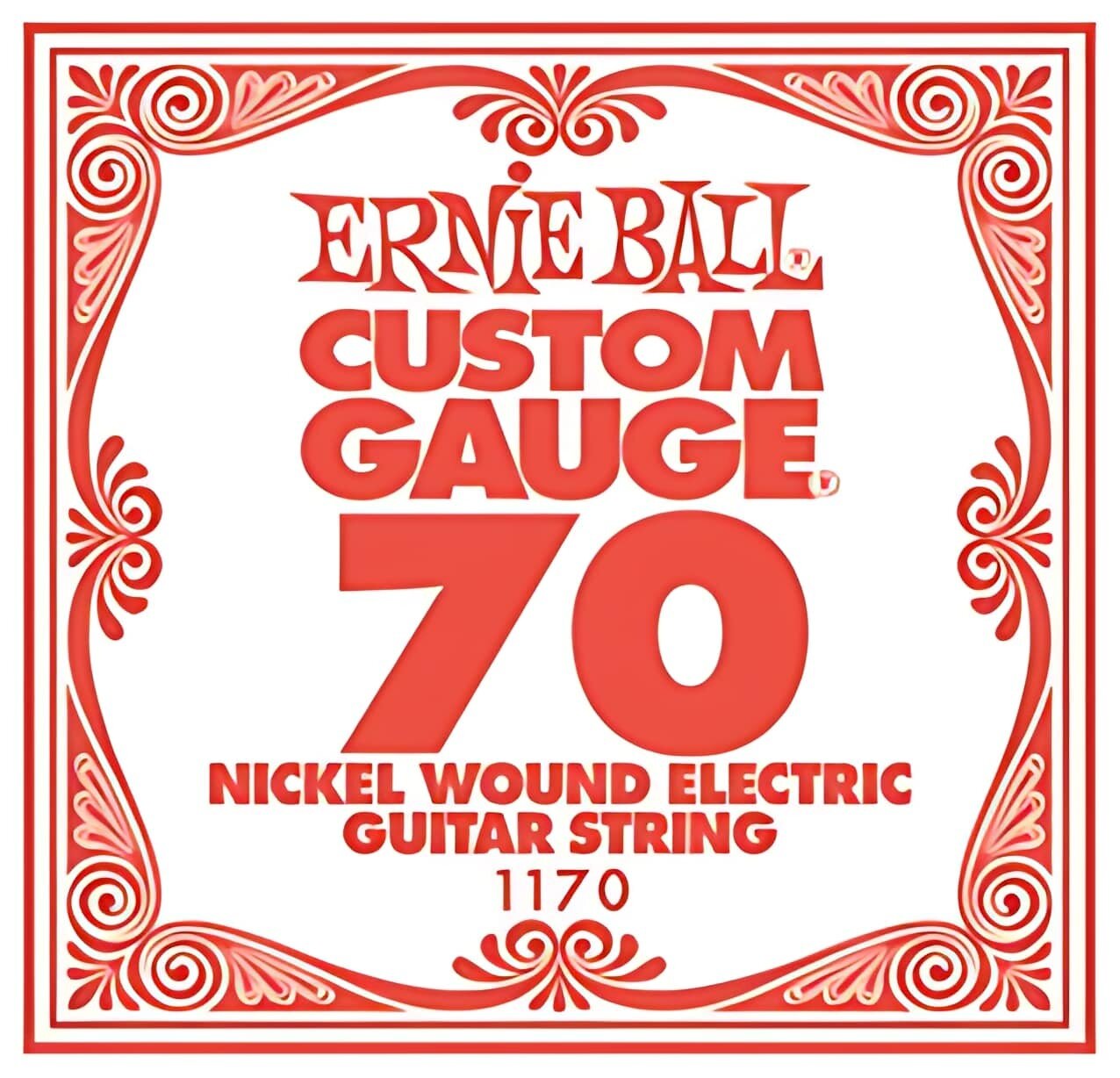Одиночная струна для электрогитары Ernie Ball 1170 Custom Gauge 70