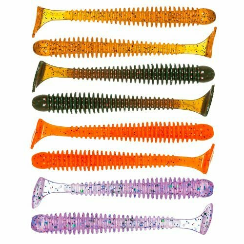 Силиконовая приманка CF Vibro Worm 2 3-50-М43-6 5см. 8шт.