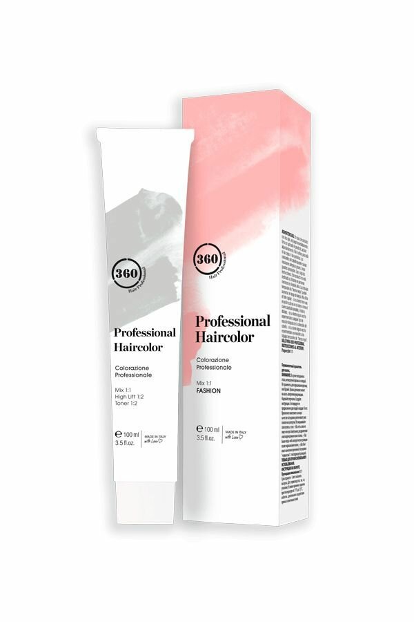 Перманентная краска для волос профессиональная 360 Hair Professional HAIRCOLOR 100ML 4.2 фиолетовый шатен