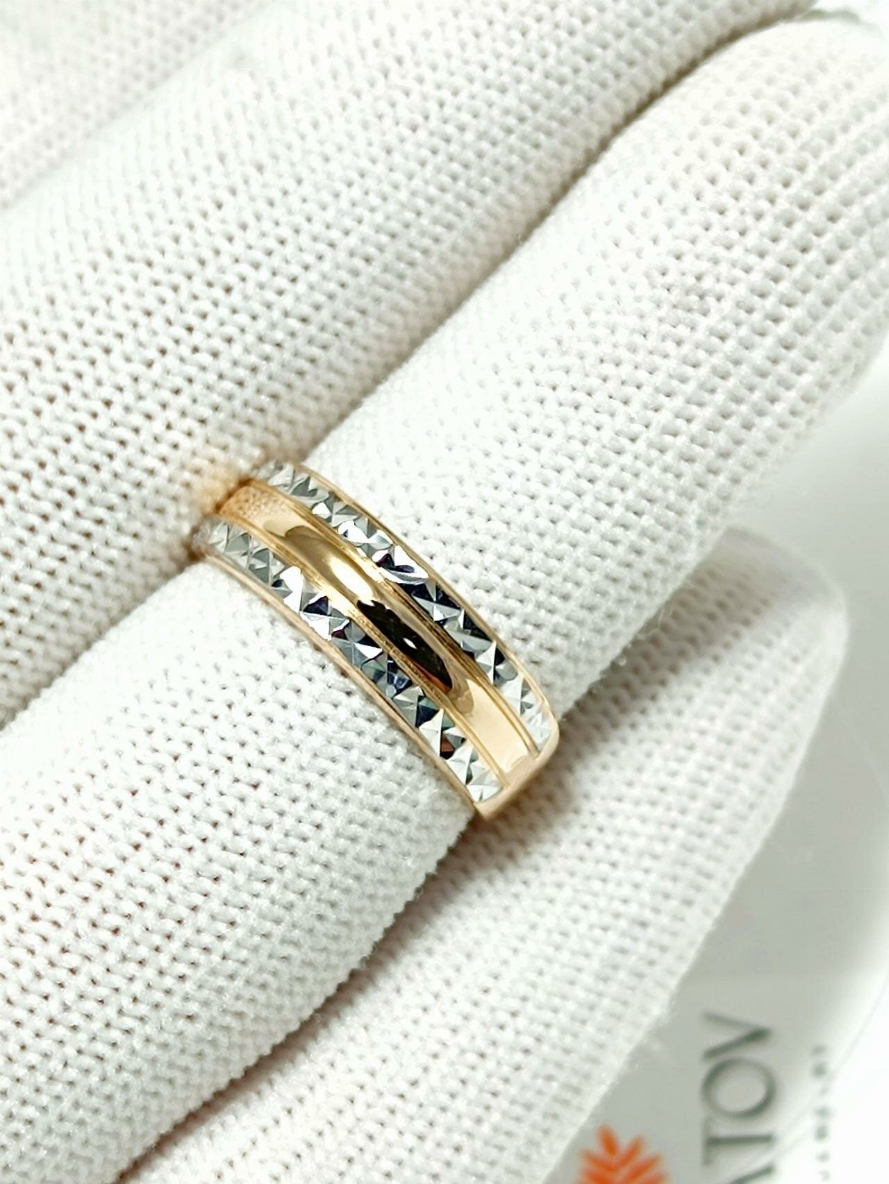 Кольцо, красное золото, 585 проба