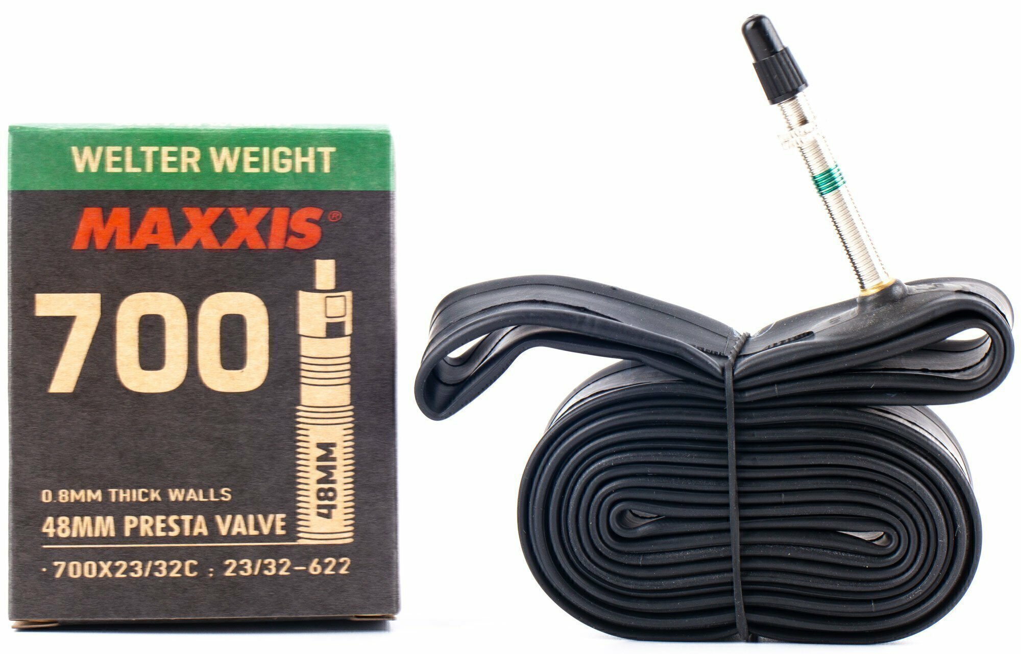 Камера Maxxis 700x23/32C Welter Weight Велониппель 48мм EIB00099900