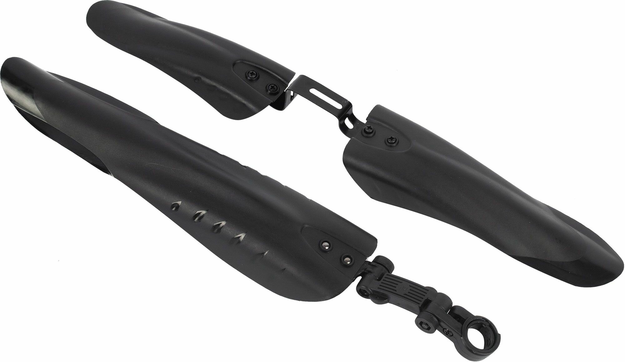 Комплект крыльев STS 013 26" черный, пластиковые, переднее крыло 50 см, заднее крыло 55 см