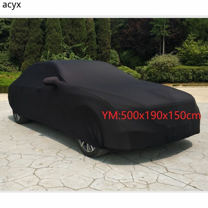 Эластичный защитный чехол для автомобиля, YM, черный,500x190x150