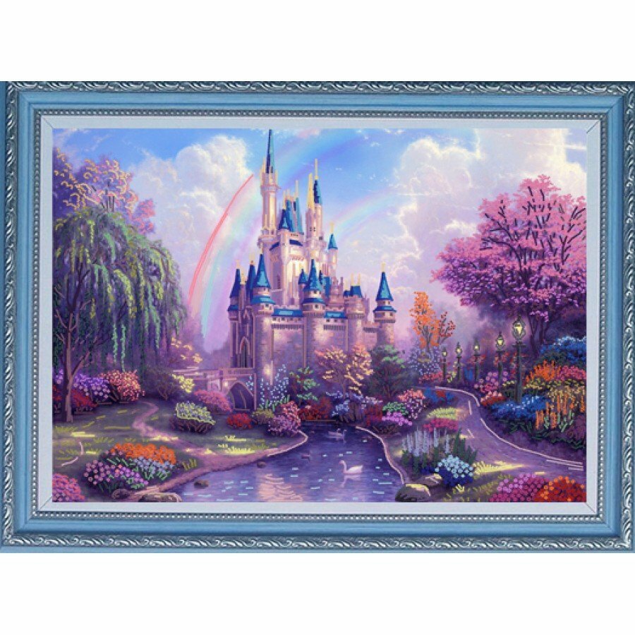Рисунок на ткани Конёк (бисер), Как в сказке, 45х60 см (8466)