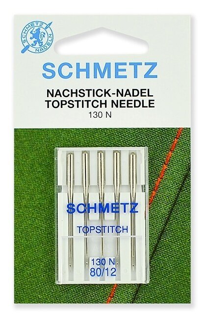 Иглы SCHMETZ Топ Стич, 130N NM 80, 5 игл (08:90 2 VCS)
