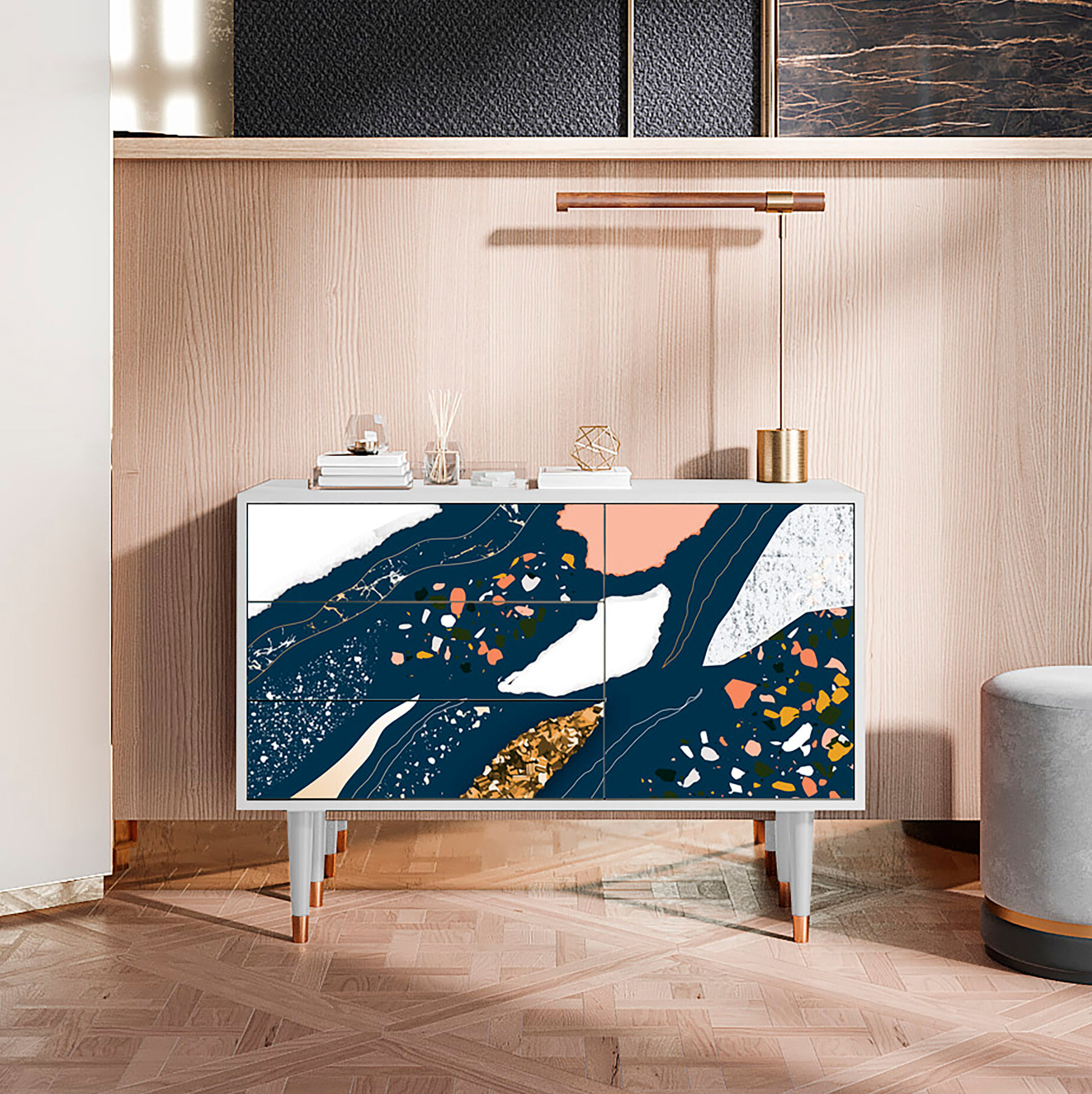 Комод - STORYZ - S3 Nude Iceberg, Размер - 115 x 84 x 41 см, Цвет корпуса - , Белый