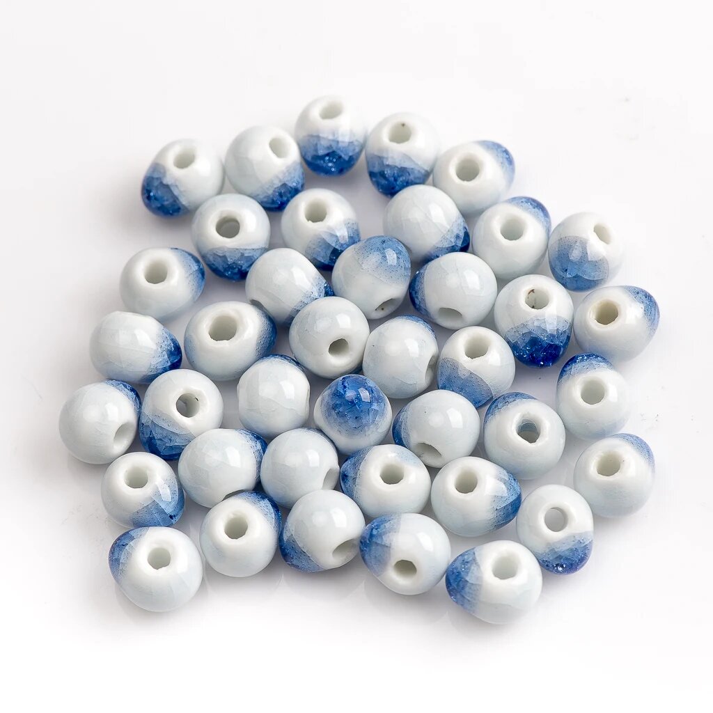 Midofare ледяные треснутые керамические бусины 40 шт A315B