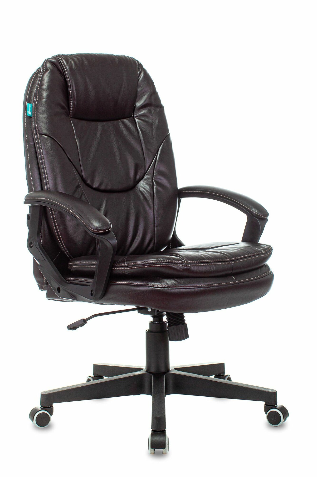 Кресло руководителя Бюрократ CH-868N/COFFEE темно-коричневый, экокожа, крестовина пластик