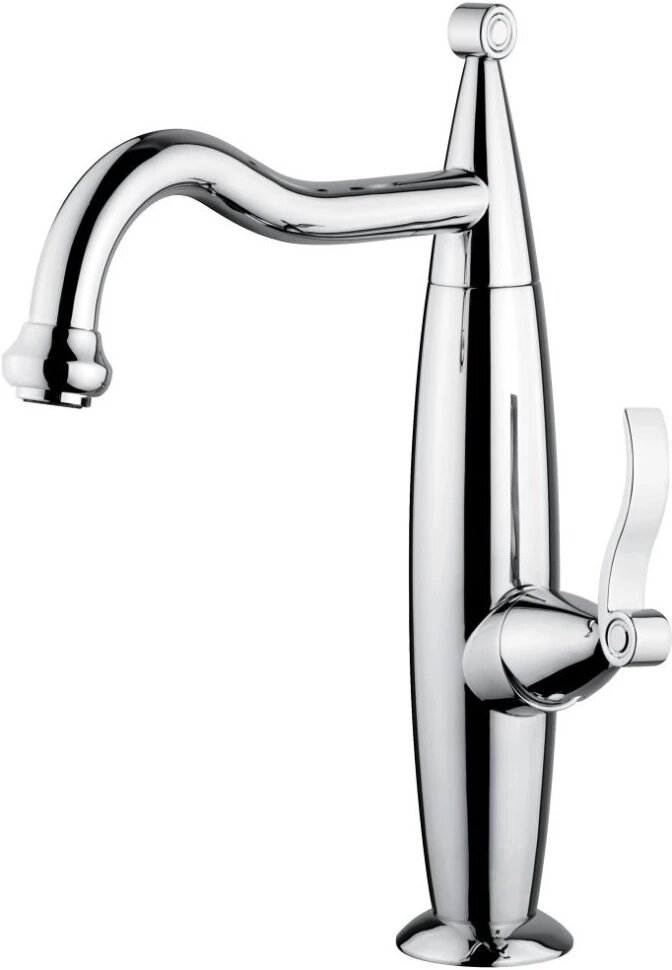Смеситель для раковины Emmevi Abel 39006/CR с донным клапаном, хром