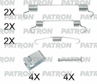Комплект монтажный тормозных колодок PATRON PSRK0215