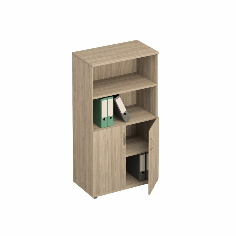 Шкаф для документов полузакрытый Юнитекс 80x45x148 вяз светлый