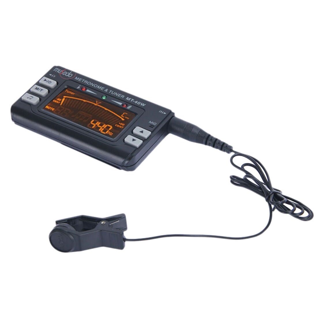 Musedo MT-40W Metro-Tuner Тон-генератор Электронный цифровой ЖК-дисплей 3 в 1 ЖК