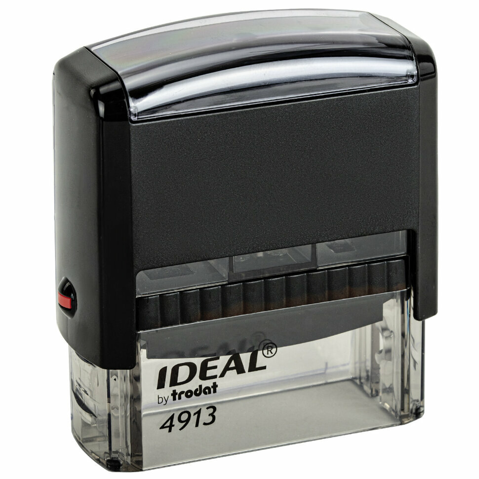 Оснастка для штампа, размер оттиска 58х22 мм, синий, TRODAT IDEAL 4913 P2, подушка в комплекте, 125423, 236844