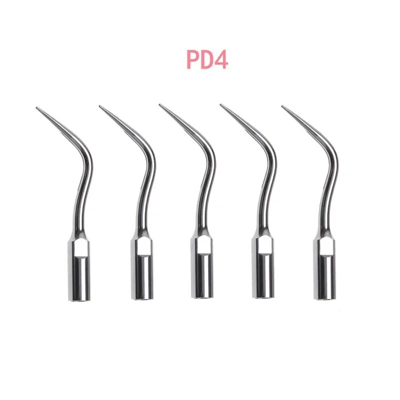 5 шт./компл, наконечник для стоматологического скалера, подходит для EMS/WOODPECKER/SATELEC/DTE/NSK, наконечник для ультразвукового скалера, эндодонтические насадки для масштабирования P1 P3 PD4 PD3 5PCS PD4
