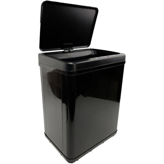 Ведро мусорное большое Homium Bin с сенсорной крышкой, цвет черный, 50 л (SD-808-50L-black)