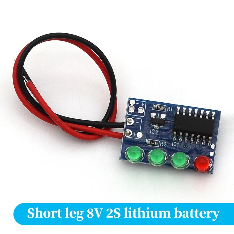 Индикатор заряда 8V 2S Li-аккумулятора, 1шт