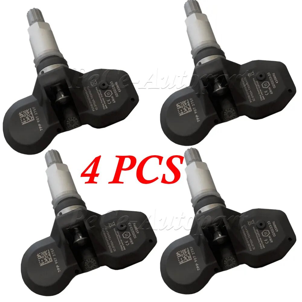 1/4 шт. 7PP 907275 F датчик давления В шинах для PORSCHE PANAMERA 970 2009 2010 2011 2012 2013 433 МГц датчик TPMS датчик шина 4PCS