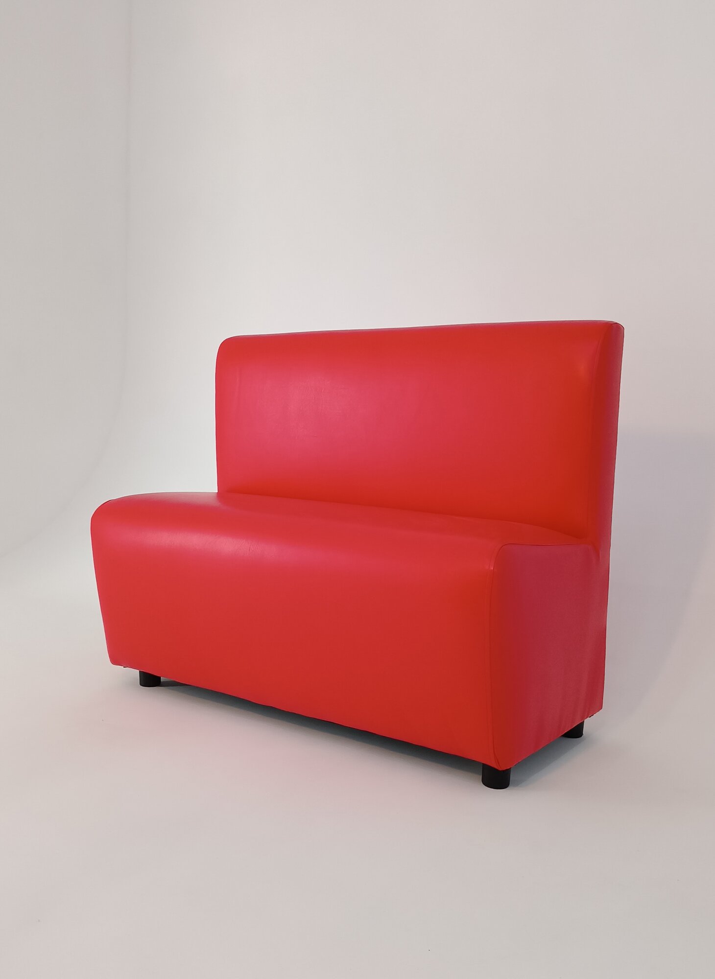 Диван для бара, кафе, ресторана Сити, механизм Нераскладной, 100х50х83 см, красный