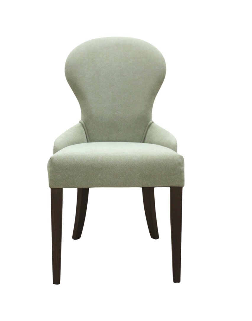 Стул GRUPPO 396 Вега, фисташкового цвета, велюр, мягкое сиденье, на опорах