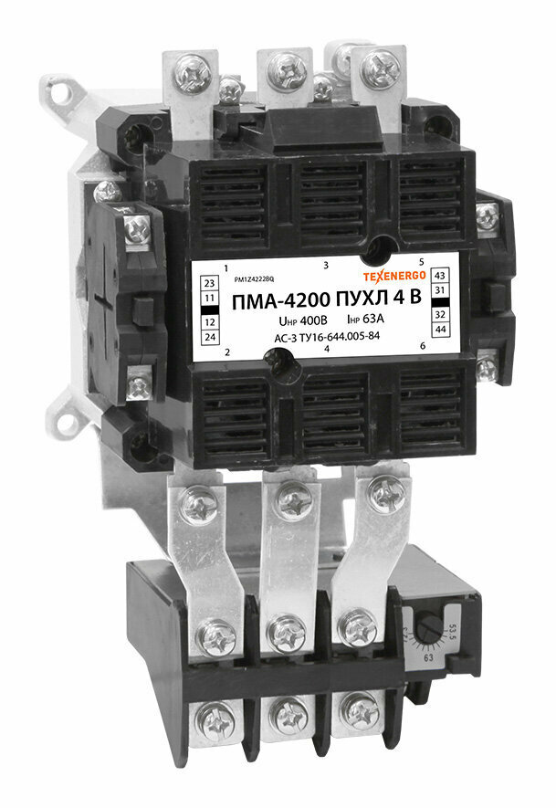 Электромагнитный пускатель ПМА-4200 УХЛ4 Б 400В 2з+2р Texenergo
