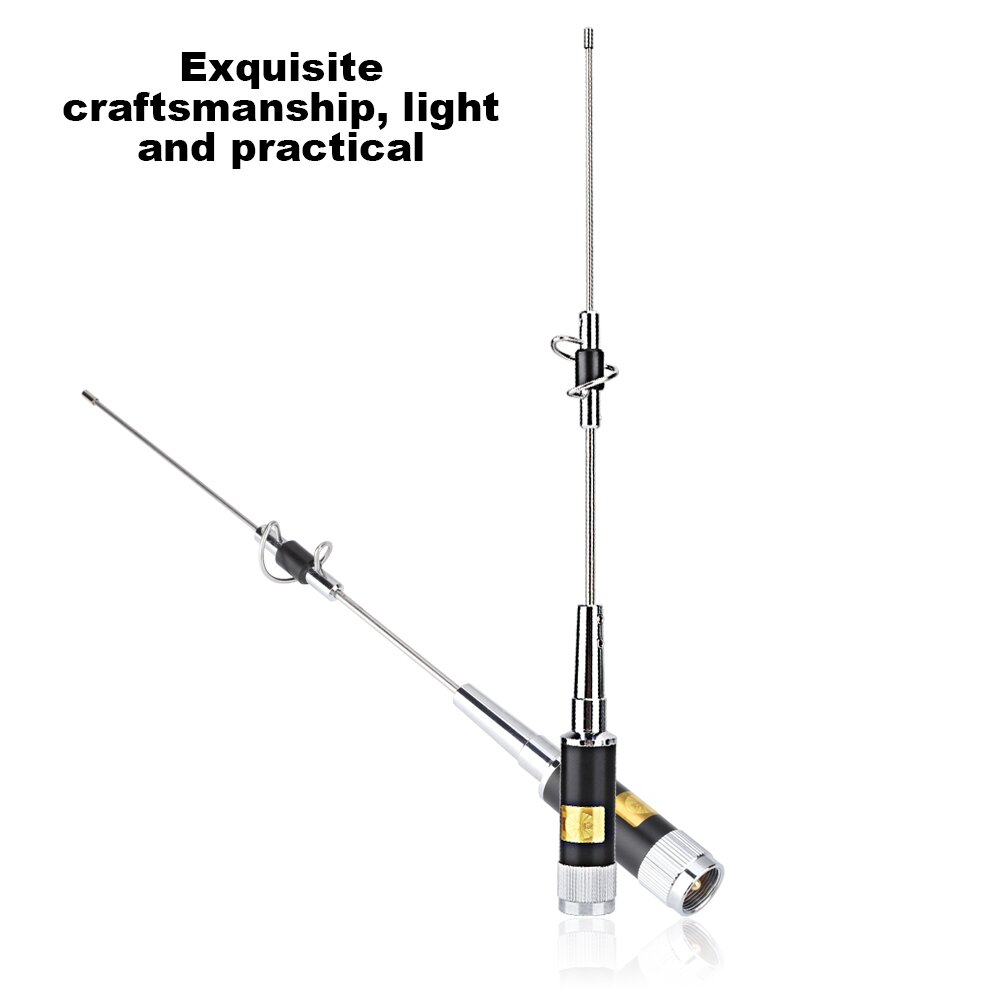 Антенна Настраиваемая: 146MHz И 445MHz Для Идеального Приема - Высококачественная Конструкция Из Нержавеющей Стали Мощность 100Вт Для Радиосвязи Антенна UHF С Усилением Для Передачи Данных