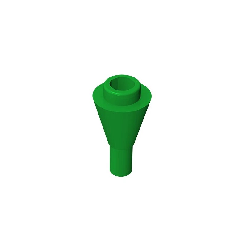 Изумрудный строительный блок Gobricks 1x1, Цвет: 040