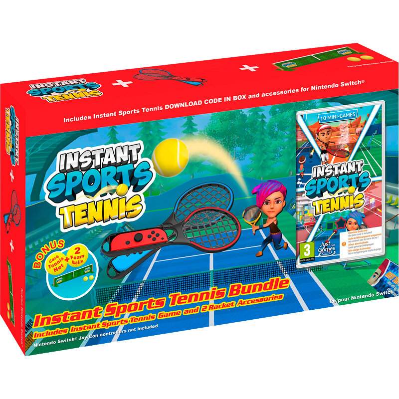 Instant Sports Tennis (Игра + 2 ракетки) (код загрузки) Nintendo Switch