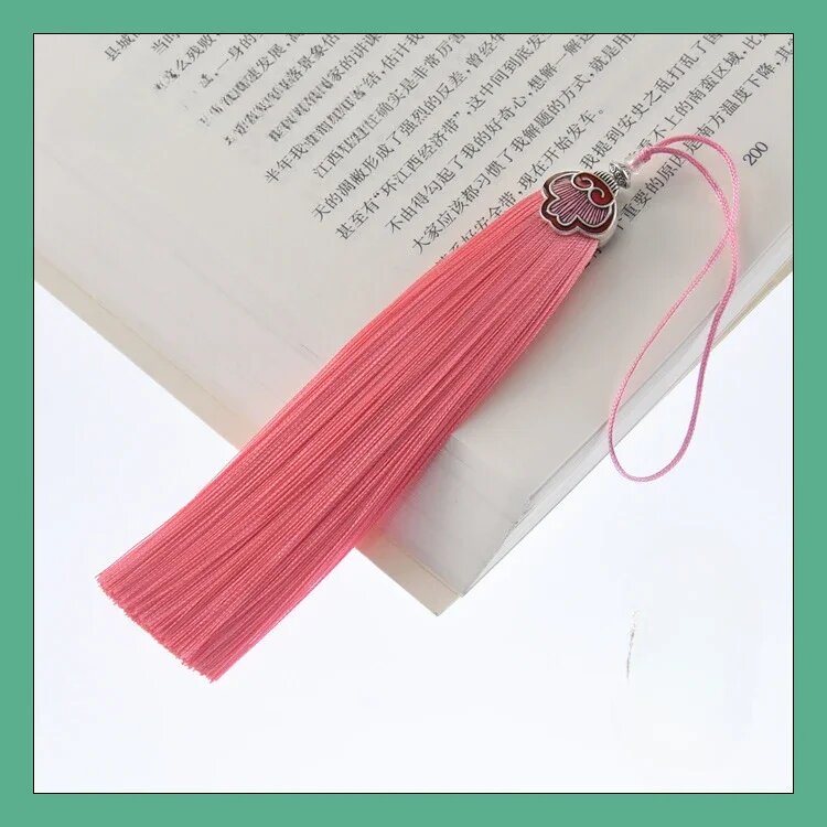 Розовая кисточка для книги, Deep pink