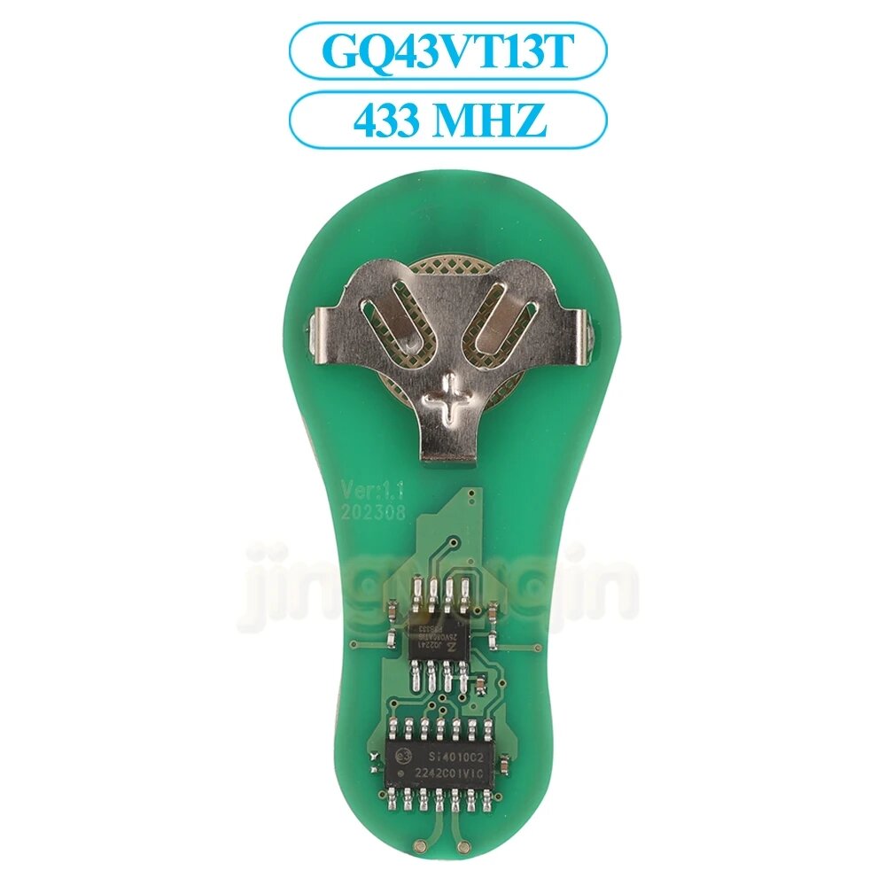 Печатная плата пульта 433 МГц GQ43VT13T для Jeep Dodge Chrysler