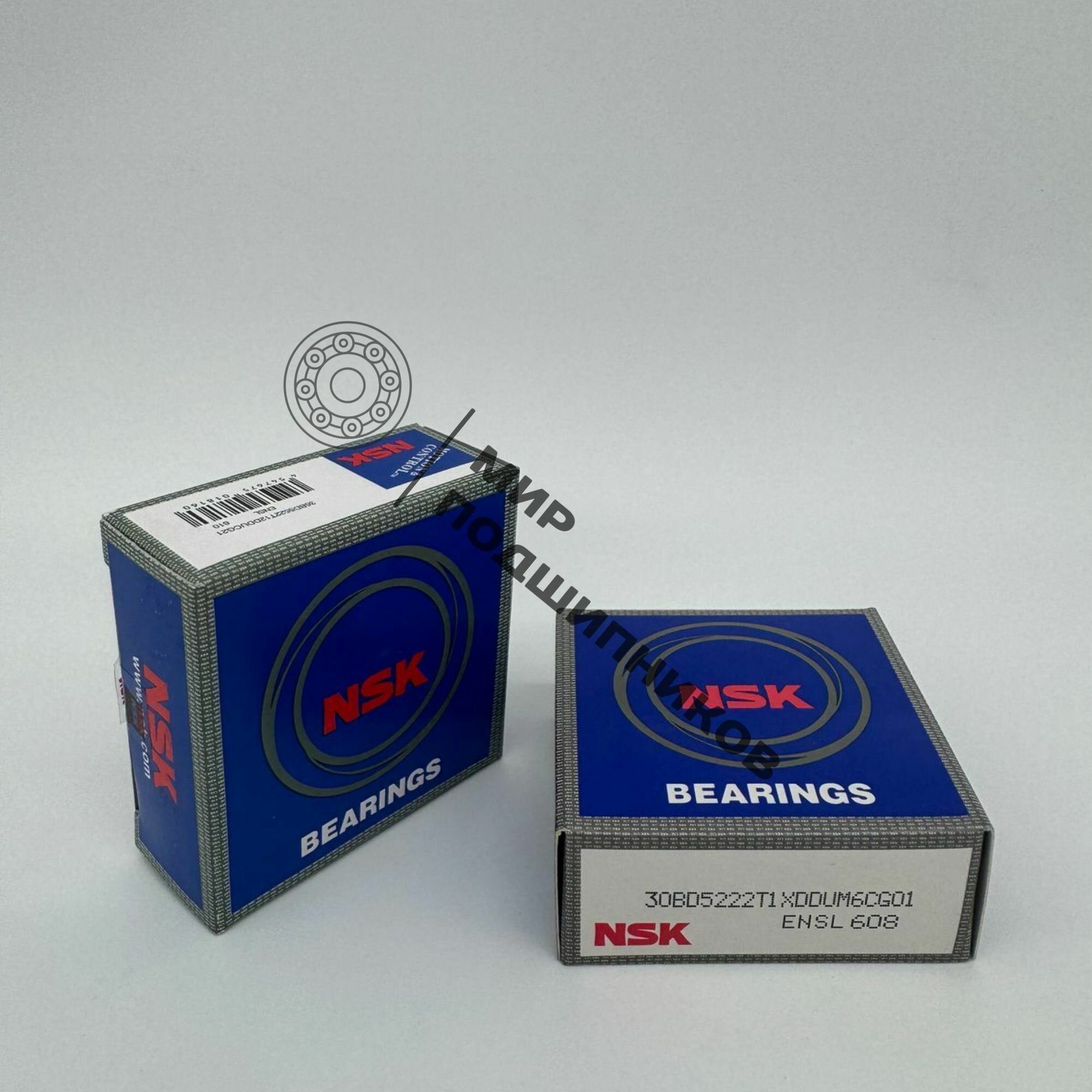 Подшипник компрессора кондиционера NSK 30BD5222T1XDDUM6CG01 30х52х22 шариковый двухрядный на вал 30 мм