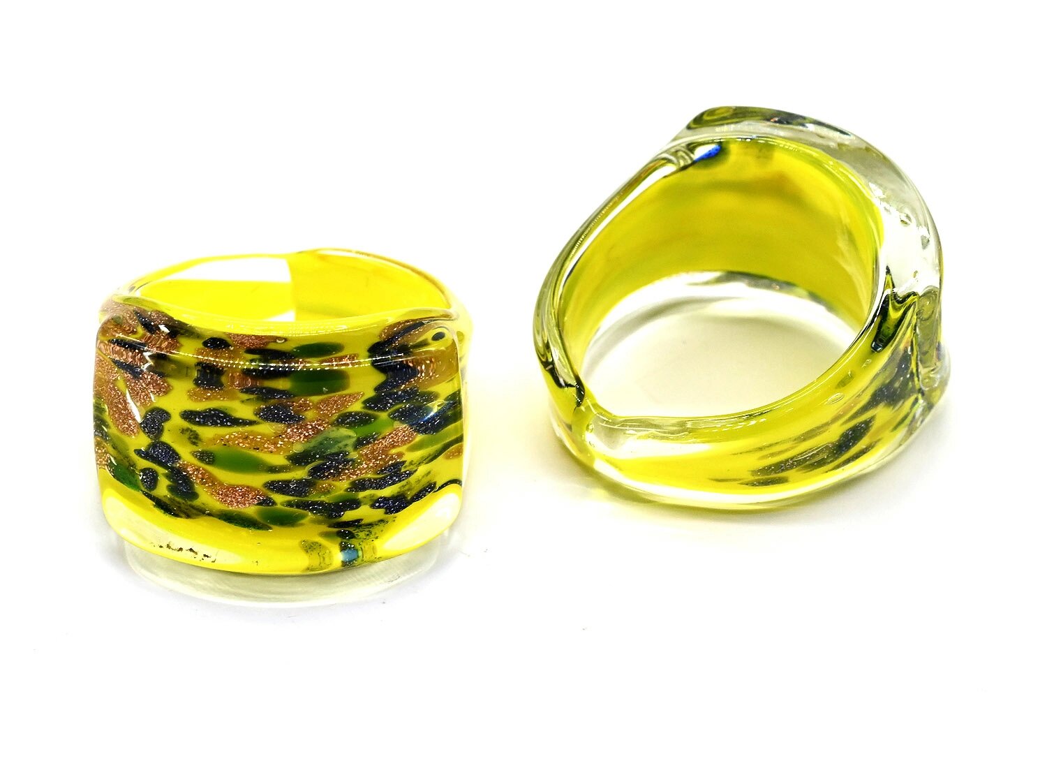 Кольцо, муранское стекло