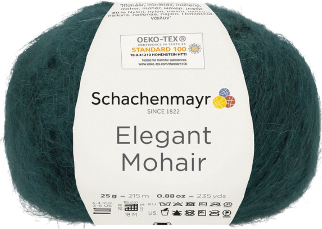 Elegant Mohair /Элегант Мохер/ пряжа Schachenmayr, MEZ, 9807003 (00069, petrol (петроль), бирюзовый)