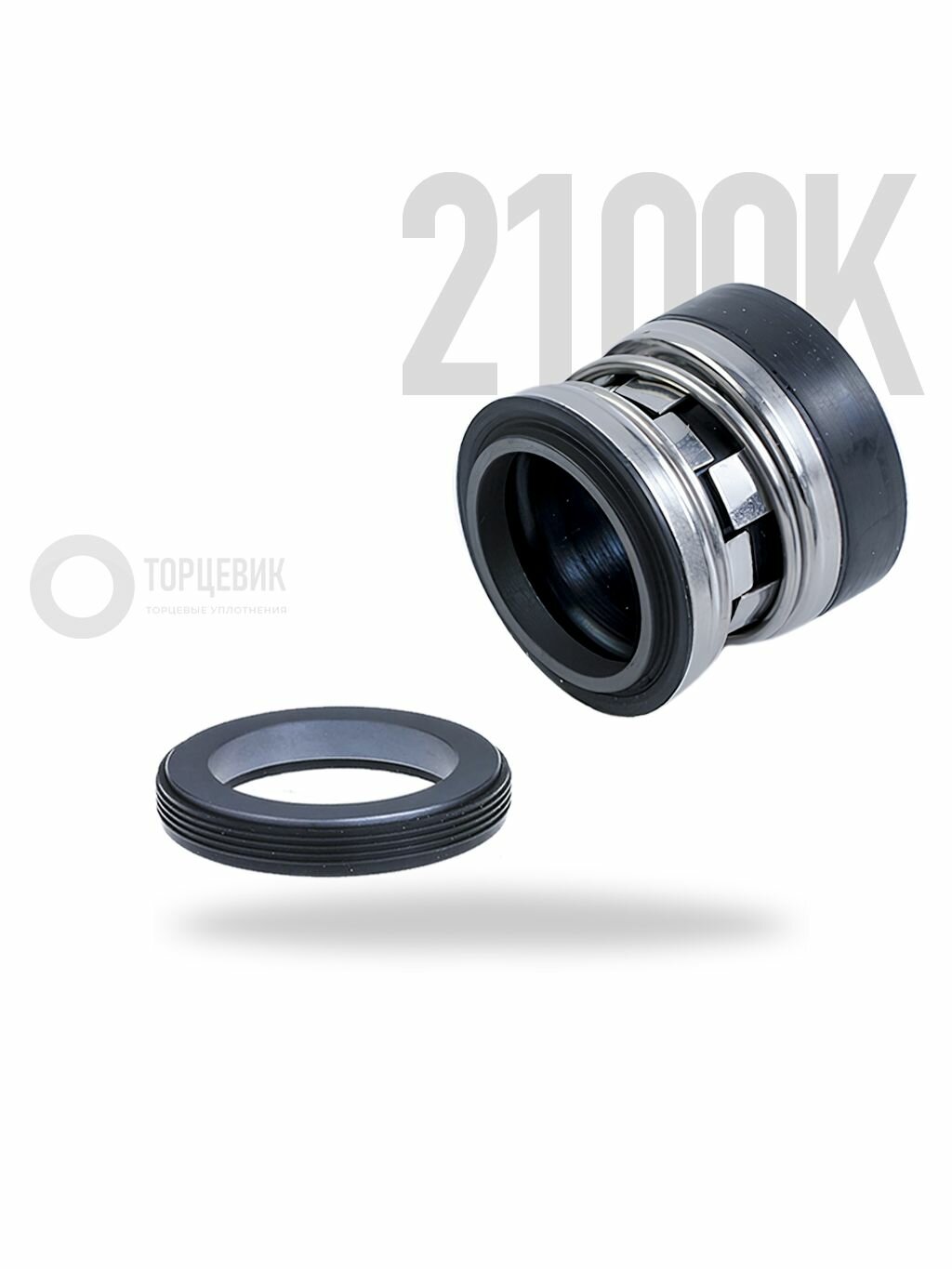 Торцевое уплотнение (сальник) 2100K-15 (AS2100K-15) /G60 SIC/SIC/NBR