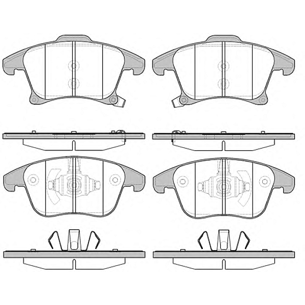 ROADHOUSE 2124922 (1860105 / DG9C2K021RC) колодки торм. дисковые Ford (Форд) Mondeo (Мондео) V (14-)