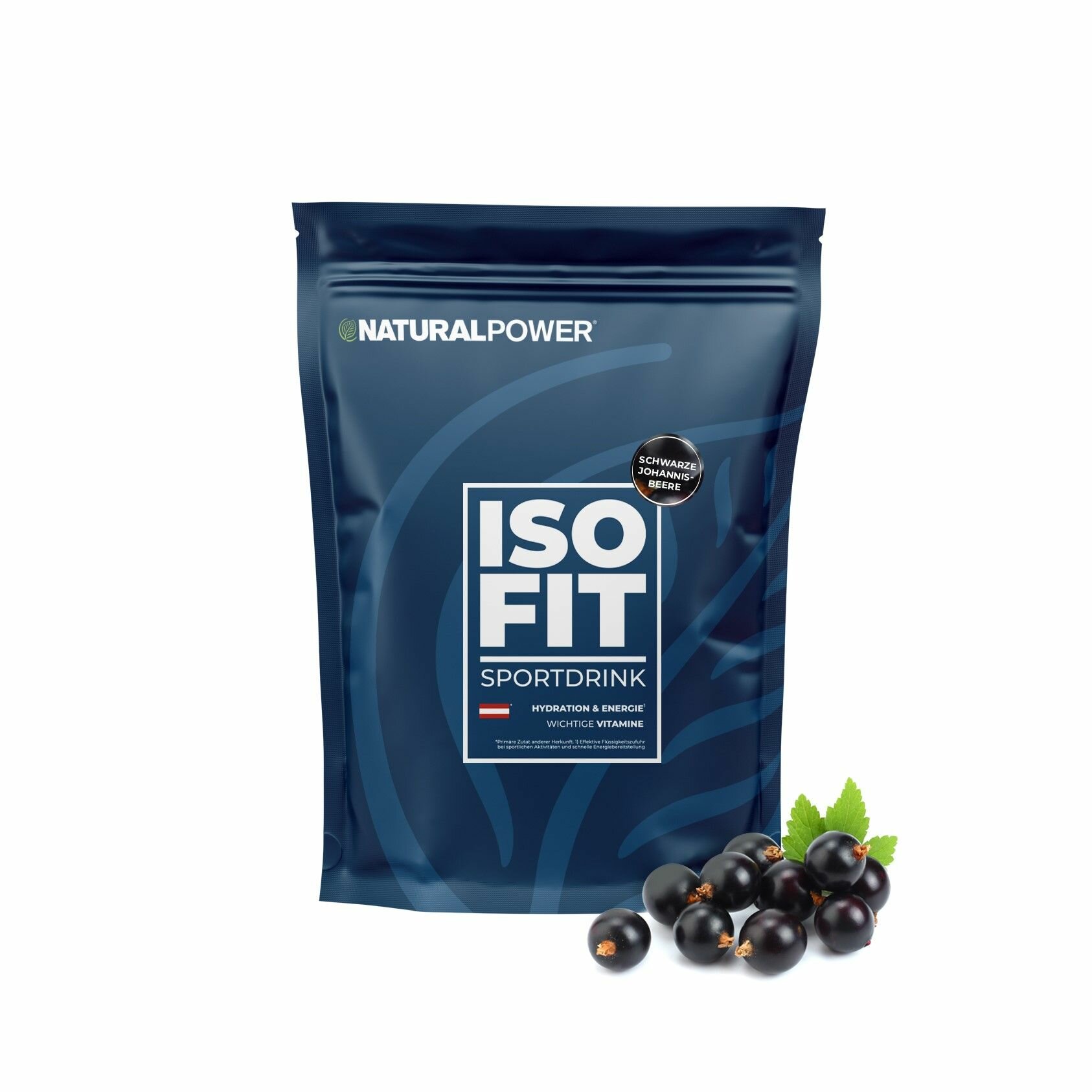 Изотоник Natural Power ISO FIT 1500 гр Черная смородина, Австрия