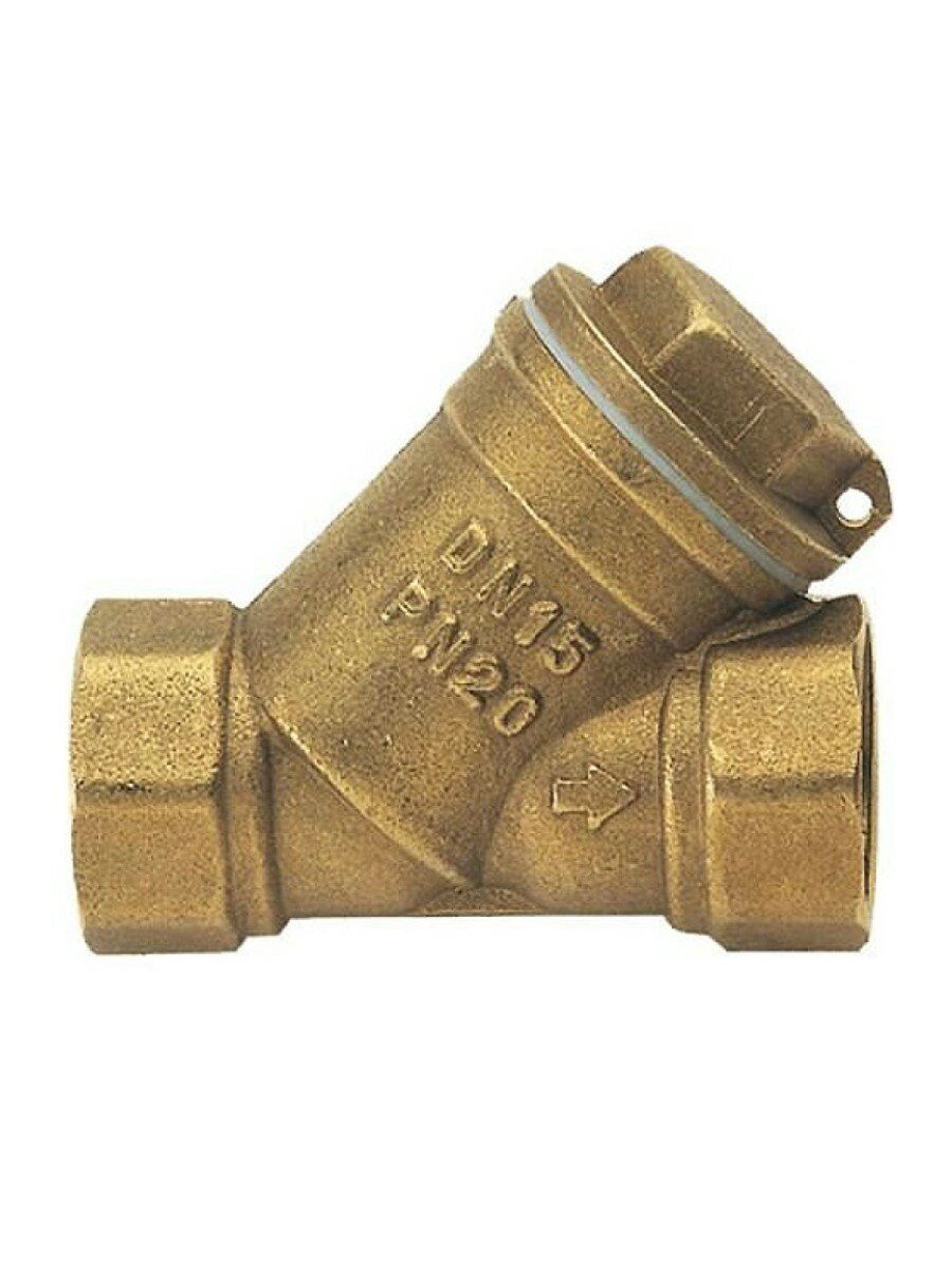 Фильтр для газа ФГП-20, резьбовой ВхВ, 3/4", латунь, DN 20, PN 16