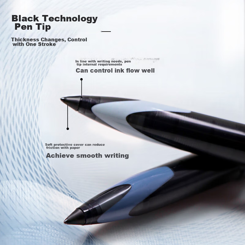 Uni Mitsubishi Uni-ball AIR High-Tech Black Gel Pen, Stylish 0.5mm Black Pen, Signature Pen, Business Direct Liquid Pen, Student Pen, Water-Based Pen, UBA-188C, 1 Piece