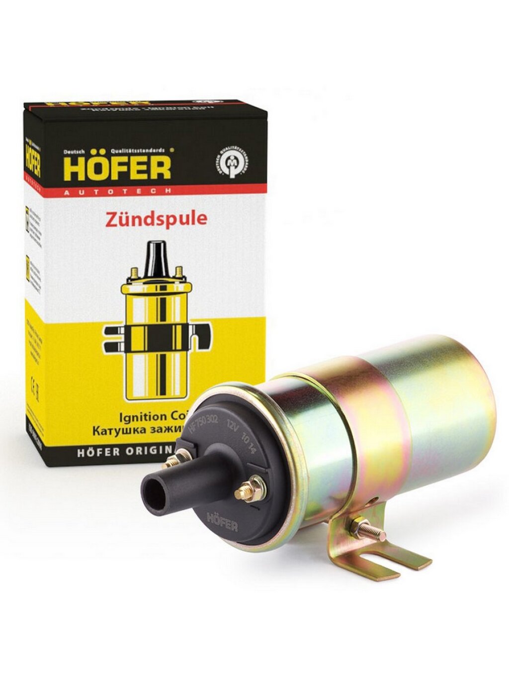 Катушка зажигания для а/м ВАЗ 2108 "HOFER" (ан. 027.3705)