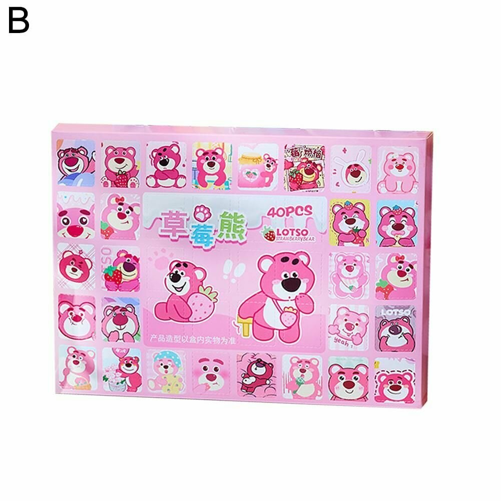 Слепая коробка Sanrio с клубничным медведем 40 игрушек-кукол.
