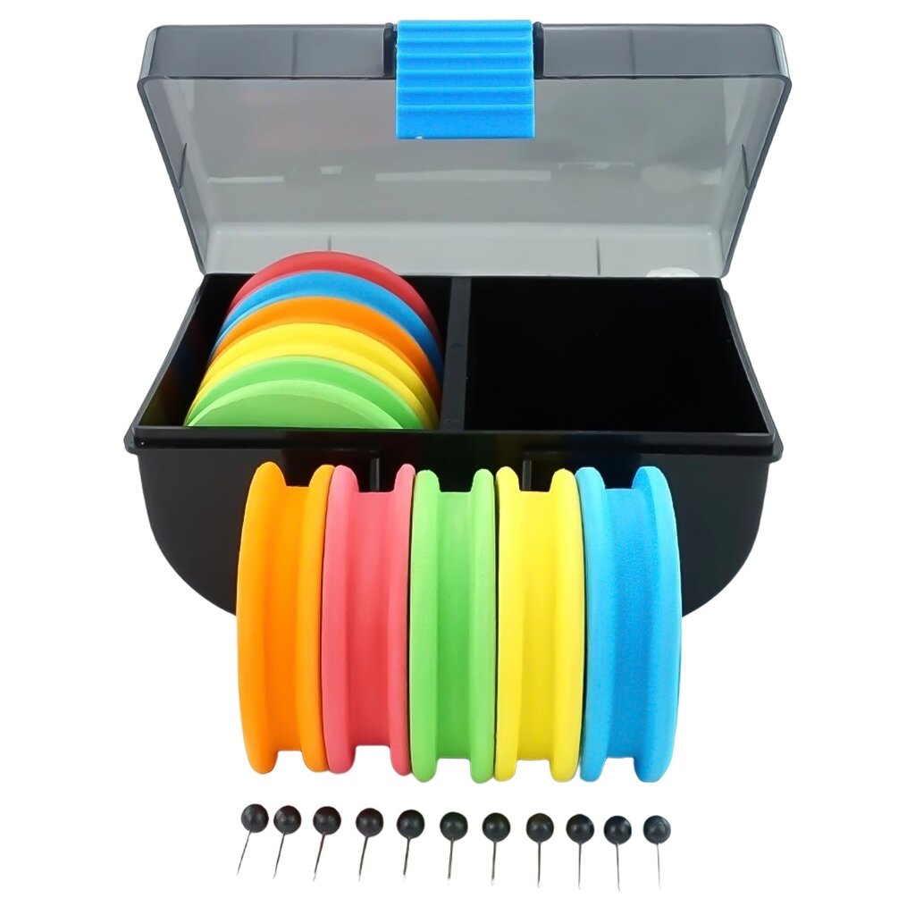 Доска для намотки лески, пенопластовые катушки, держатель для оснастки с крючком, поводок для рыболовной снасти, катушка