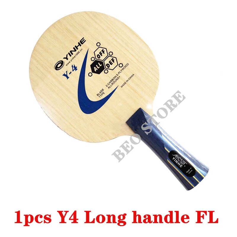 YINHE Y4 Карбон ракетка для настольного тенниса Long handle FL